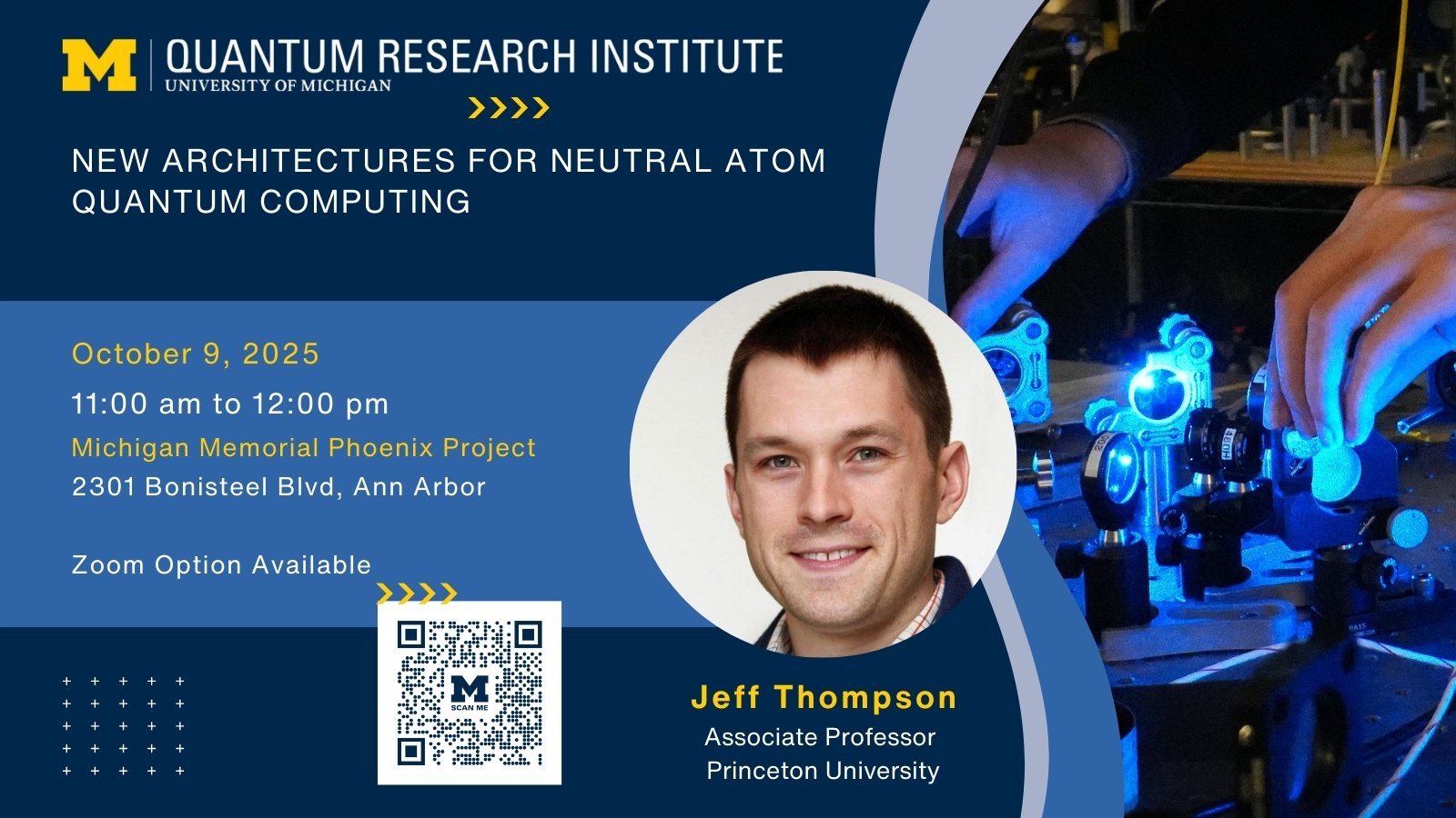 Quantum Research Institute | New architectures for neutral atom quantum ...